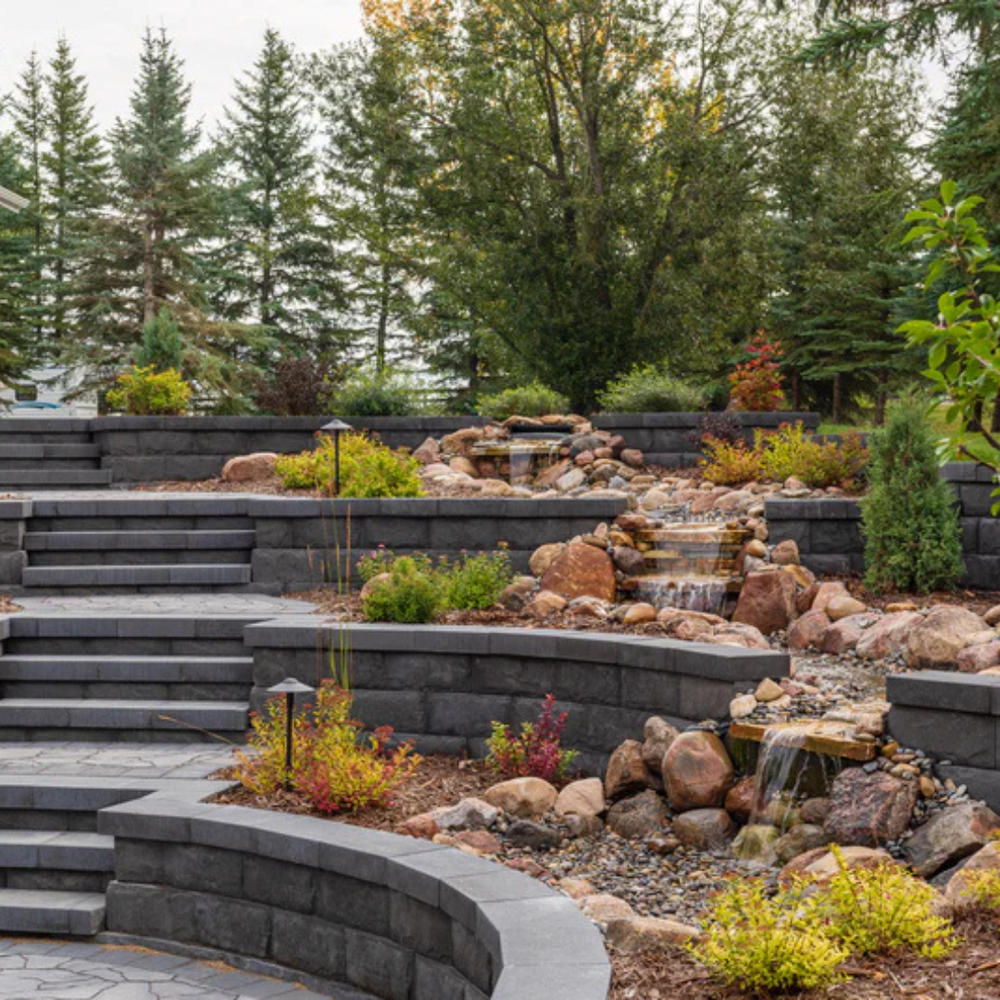 Keysone Compac Hewnstone Retaining Wall